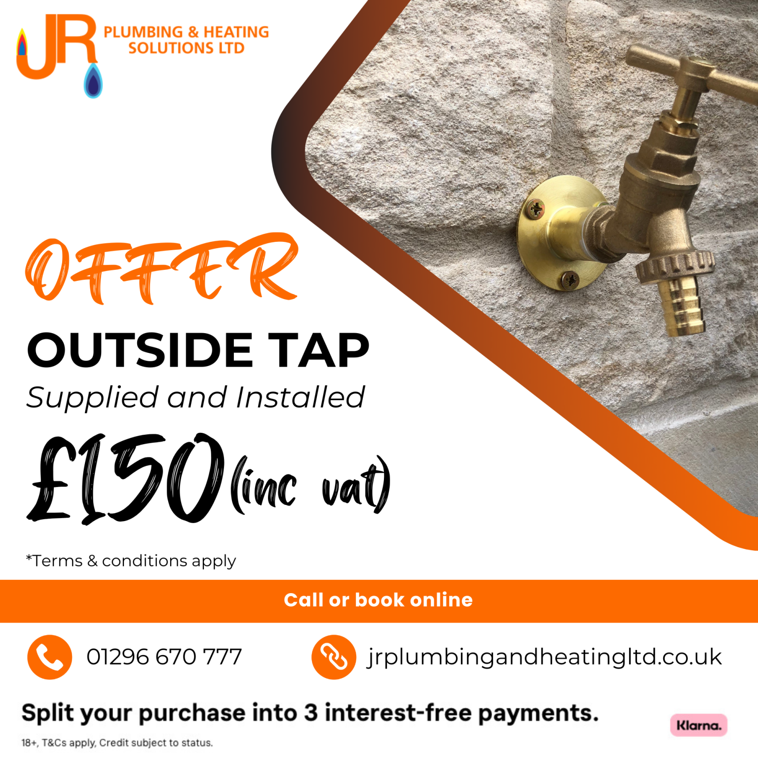 Outside Tap Installation - JR Plumbing